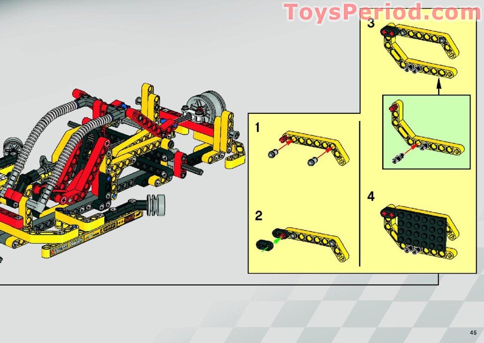 LEGO 8146 Nitro Muscle Instructions and Parts List