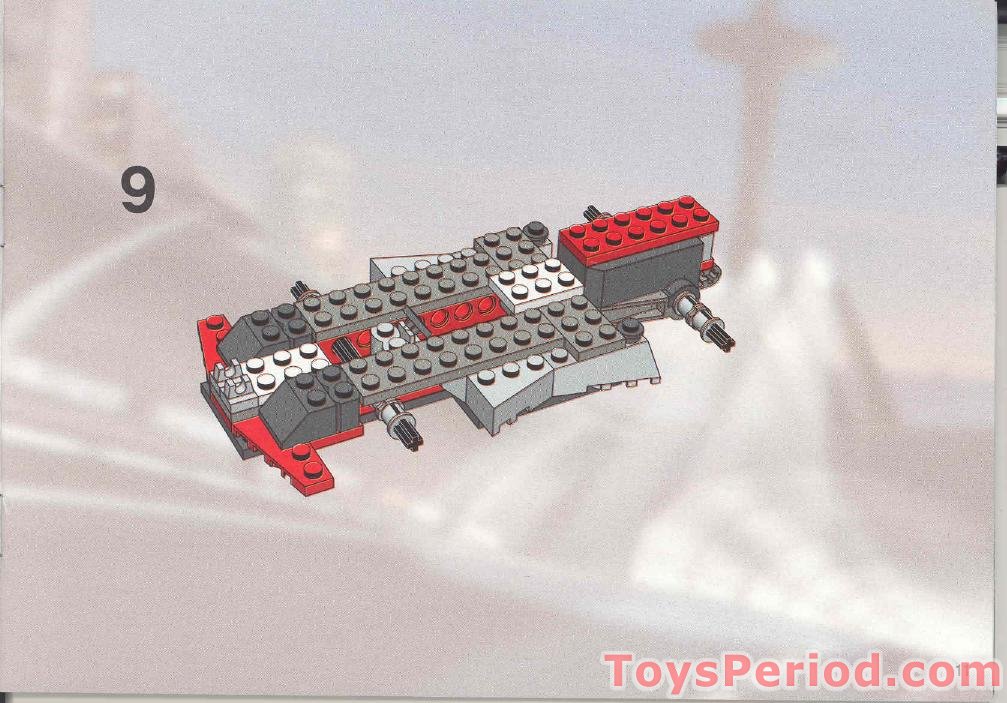 LEGO 8357 Zonic Strike Instructions and Parts List