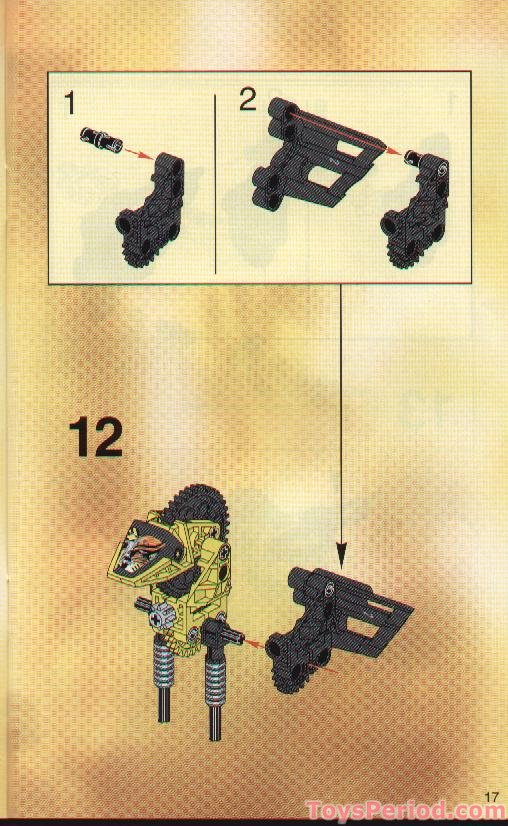 LEGO 8523 Blaster Slizer Instructions and Parts List