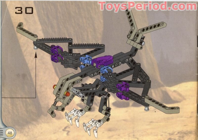 LEGO 8548 Nui-Jaga Instructions and Parts List