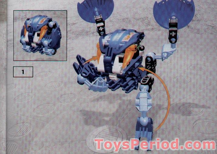 LEGO 8562 Gahlok Instructions and Parts List