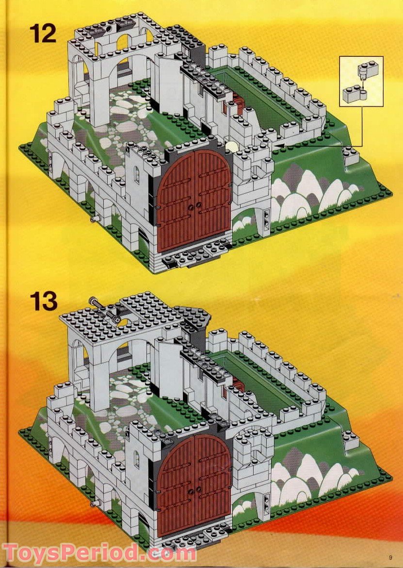 LEGO 6081 King's Mountain Fortress Instructions and Parts List