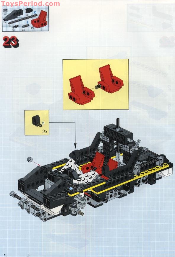 LEGO 8286 3-in-1 Car Instructions and Parts List
