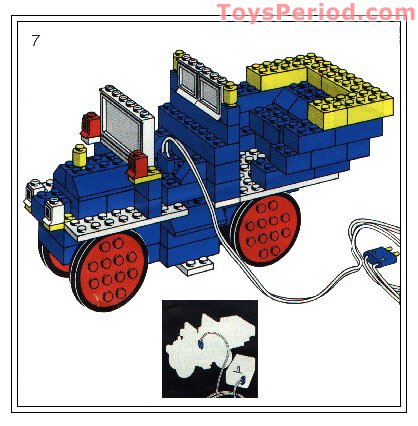 LEGO 140-2 Basic Set with Motor Instructions and Parts List