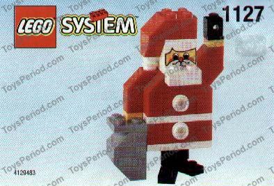 LEGO 1127 Santa Instructions and Parts List