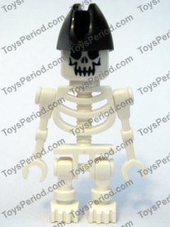 LEGO Sets with Minifigure gen020 Skeleton with Evil Skull, Bicorne Hat