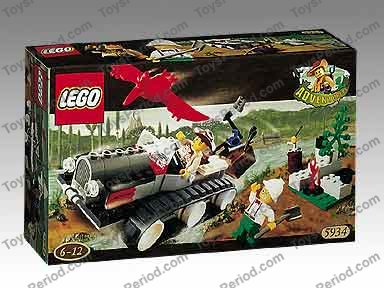 LEGO 5934 Dino Explorer Track Master Instructions and Parts List