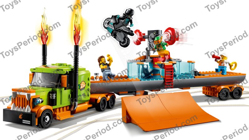 LEGO 60294 Stunt Show Truck Set Parts List