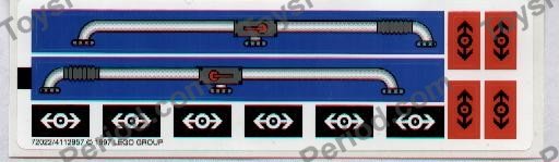 LEGO Sets with Part 2126stk01 Sticker Sheet for Set 2126 - (72022/4112957)