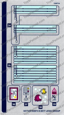 LEGO Sets with Part 41318stk02 Sticker Sheet for Set 41318 - Sheet 2 ...
