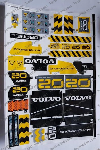 LEGO Sets with Part 42081stk01 Sticker Sheet for Set 42081 - (38959/ ...