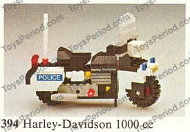 LEGO 394 Harley-Davidson 1000cc Instructions and Parts List