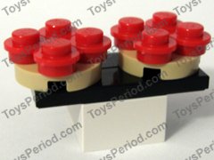 LEGO 7724-12 Advent Calendar 2008, City (Day 11) Table and Pizzas Set ...