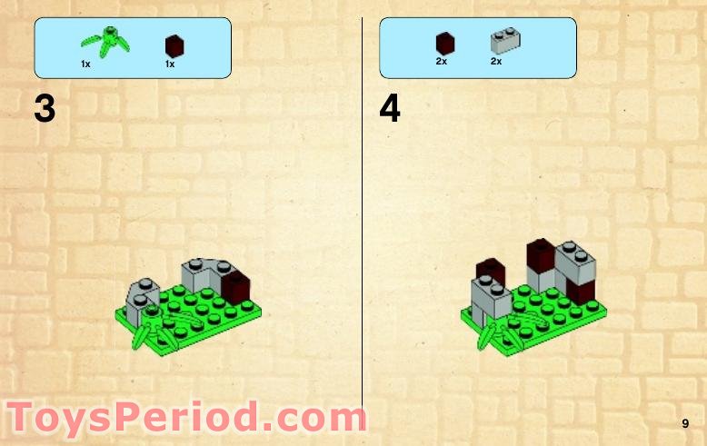 LEGO 70401 Gold Getaway Instructions and Parts List