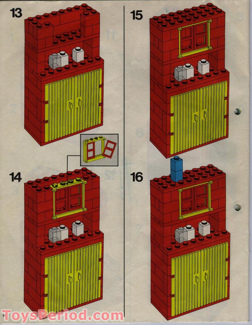 LEGO 540-1 Basic Building Set Instructions and Parts List
