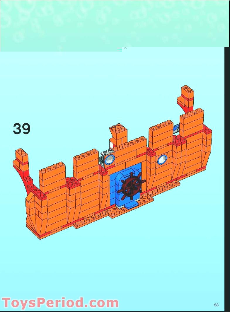 LEGO 3827 Adventures in Bikini Bottom Instructions and Parts List