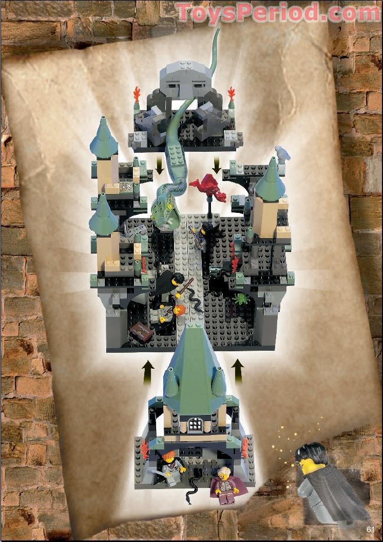 LEGO 4730 Chamber of Secrets Instructions and Parts List