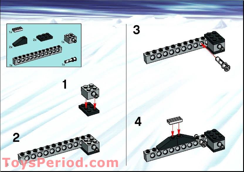 LEGO 4744 Tundra Tracker Instructions and Parts List