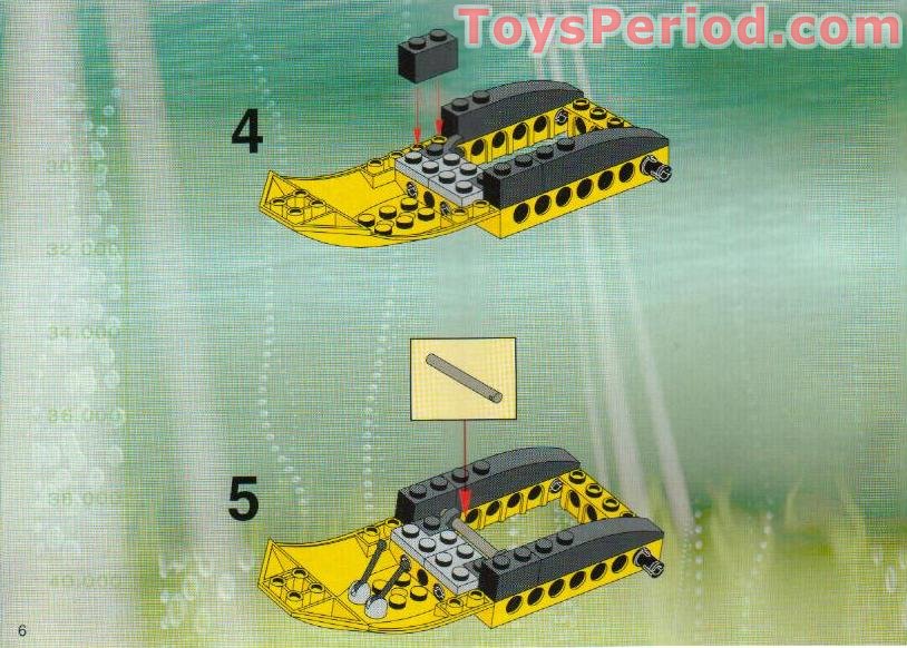 LEGO 4792 Alpha Team Navigator and Rov Instructions and Parts List