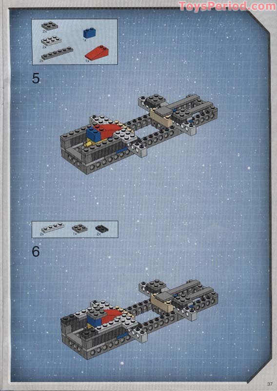 LEGO 4483-2 AT-AT, Blue Box Instructions and Parts List