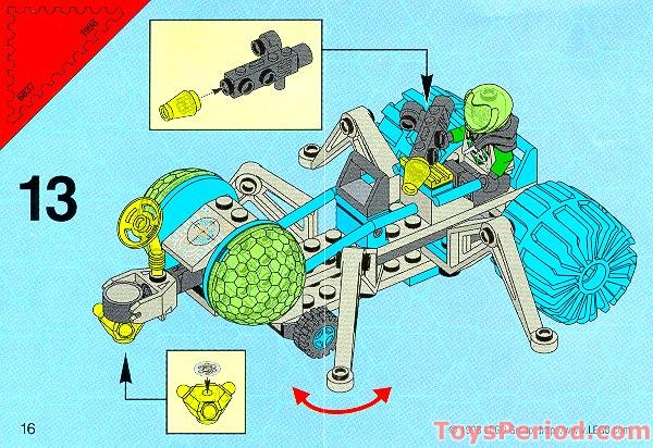 LEGO 6837 Cosmic Creeper Instructions and Parts List