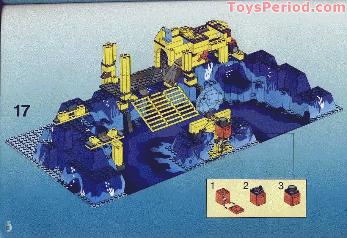 LEGO 6195 Neptune Discovery Lab - Aqua Dome 7 Instructions and Parts List