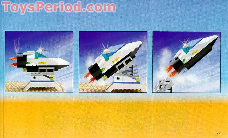 LEGO 6455 Space Simulation Station Instructions and Parts List