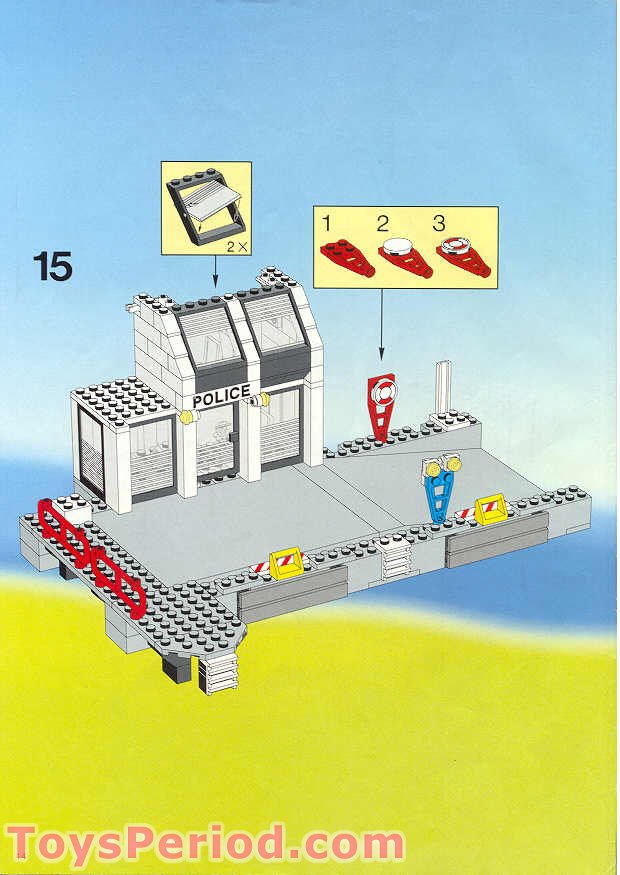 LEGO 6540 Pier Police Instructions and Parts List