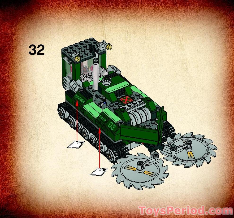 LEGO 7626 Jungle Cutter Instructions and Parts List