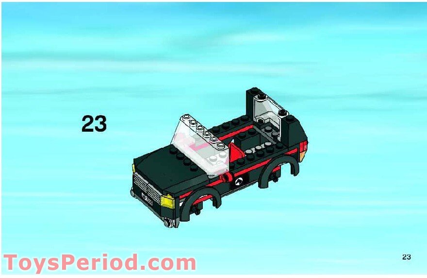 LEGO 7635 4wd with Horse Trailer Instructions and Parts List