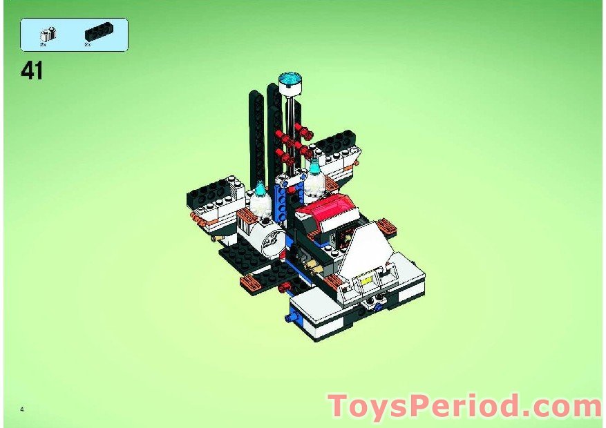 LEGO 7644 MX-81 Hypersonic Operations Aircraft Instructions and Parts List