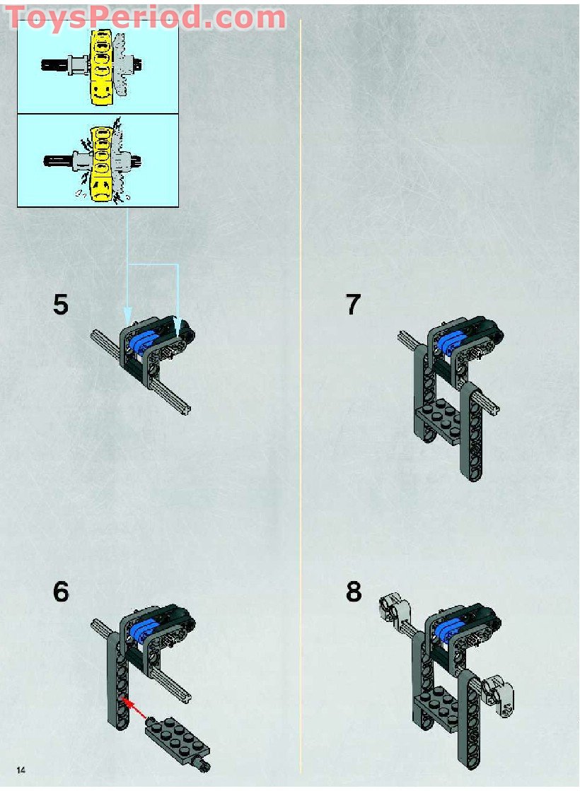 LEGO 7680 The Twilight Instructions and Parts List