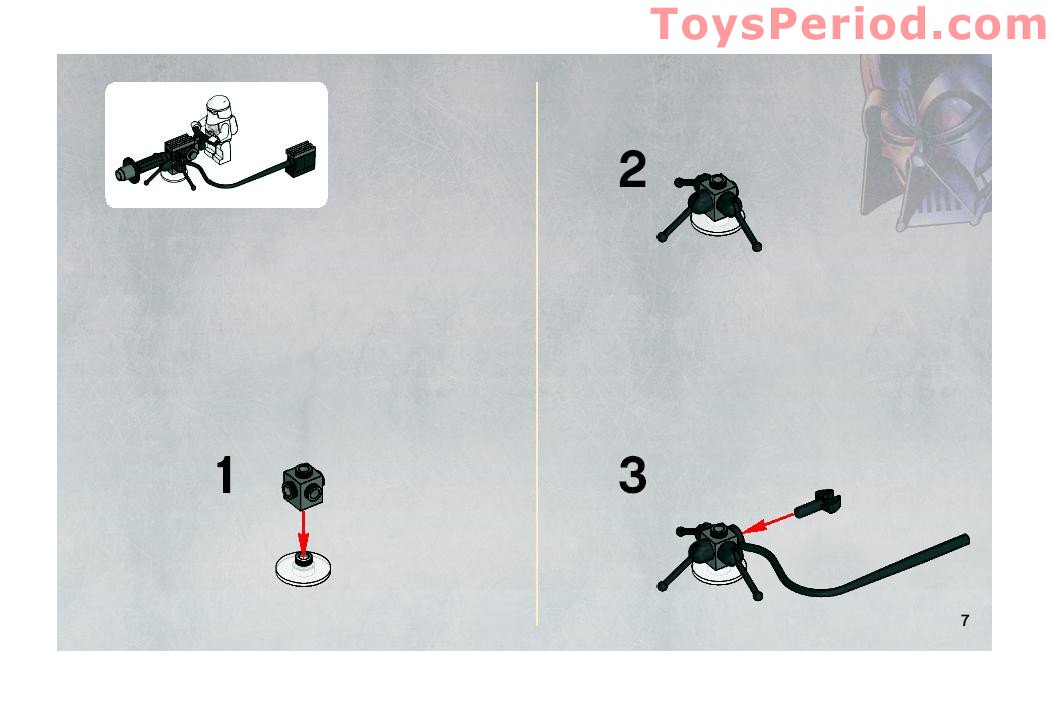 LEGO 7749 Echo Base Instructions and Parts List