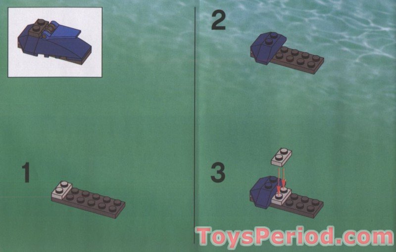LEGO 7771 Angler Ambush Instructions and Parts List