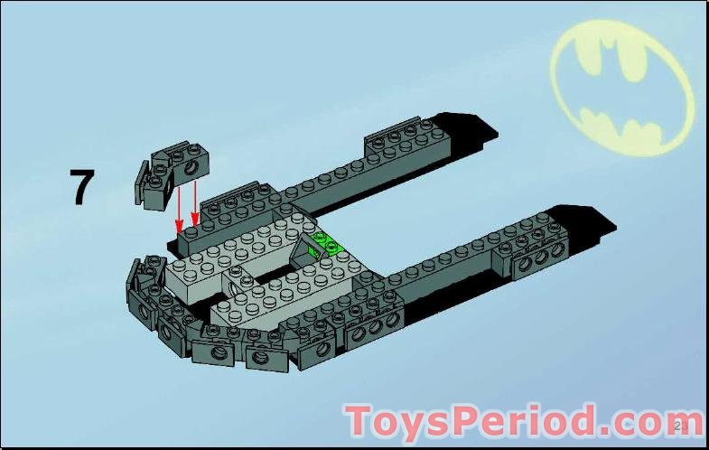 LEGO 7780 The Batboat: Hunt for Killer Croc Instructions and Parts List