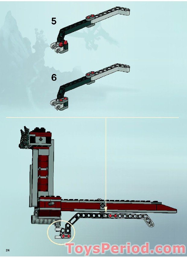 LEGO 7041 Troll Battle Wheel Instructions and Parts List