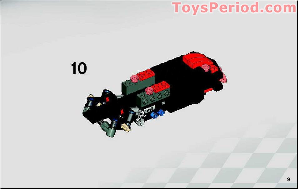 LEGO 8669 Fire Spinner 360 Instructions and Parts List