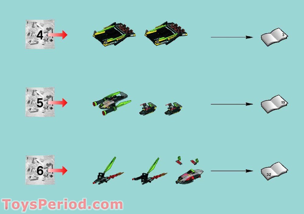LEGO 8108 Mobile Devastator Instructions and Parts List