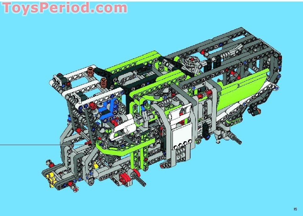 LEGO 8274 Combine Harvester Instructions and Parts List