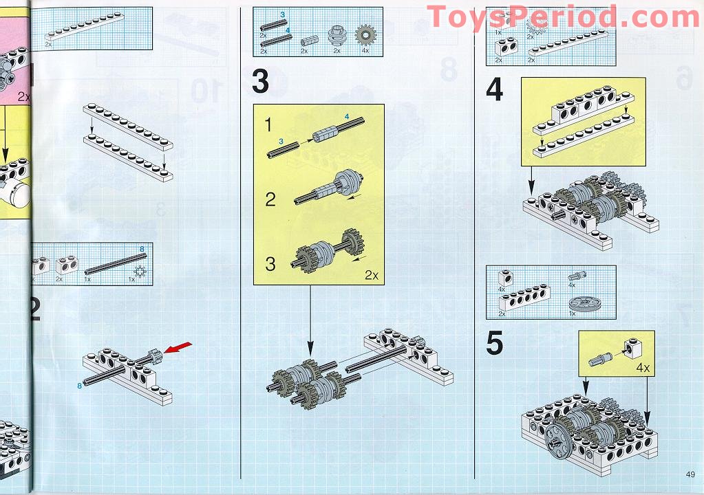 LEGO 8480 Space Shuttle Instructions and Parts List