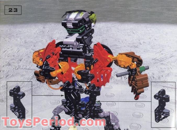 LEGO 8561 Nuhvok Instructions and Parts List