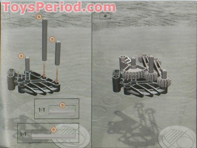 LEGO 8577 Pahrak-Kal Instructions and Parts List