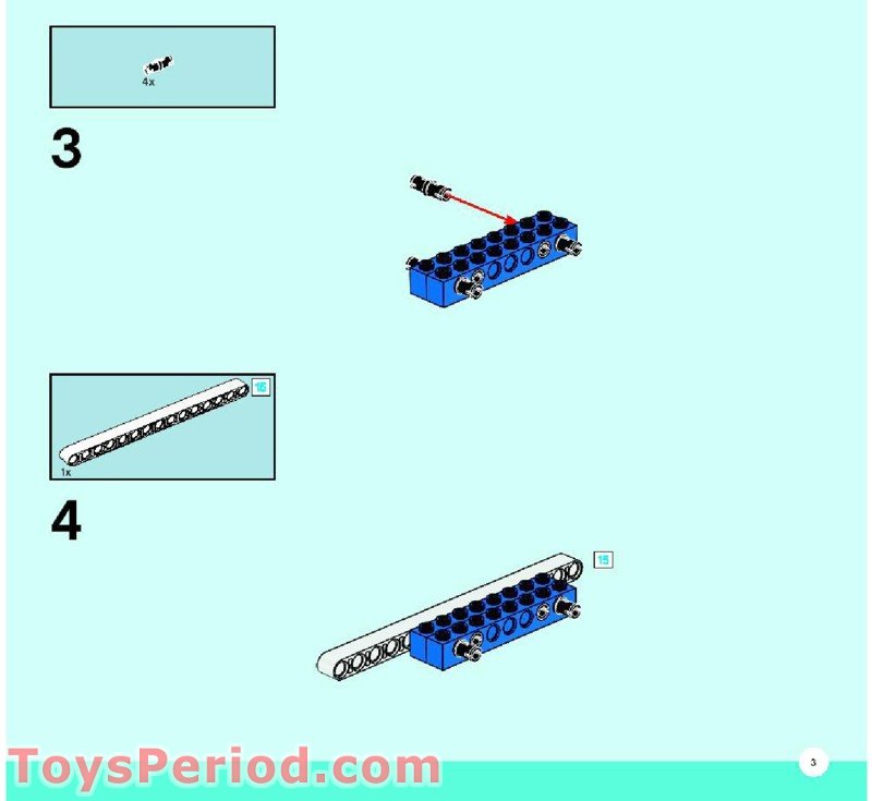 LEGO 9686-1 Simple and Motorized Mechanisms Base Set Instructions and ...