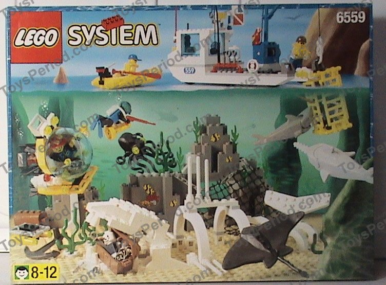 LEGO 6559 Deep Sea Bounty Instructions and Parts List