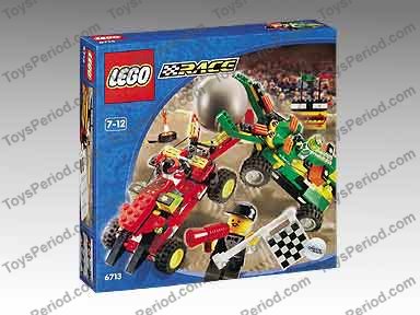 LEGO 6713 Grip 'n' Go Challenge Instructions and Parts List