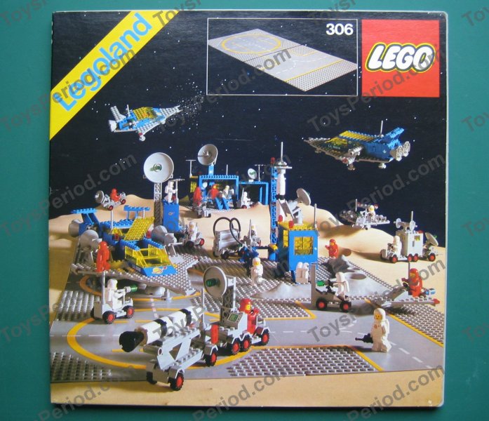 LEGO 306-1 Two Lunar Landing Plates Set Parts List