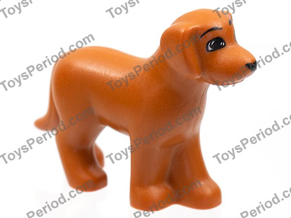 LEGO Sets with Part 6201pb01 Dog Standing with Black Brows, Black Eyes ...