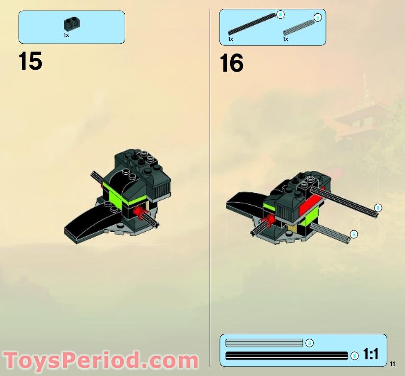 LEGO 9443 Rattlecopter Instructions and Parts List