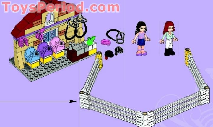 LEGO 3185 Summer Riding Camp Instructions and Parts List