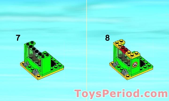 LEGO 4203 Excavator Transport Instructions and Parts List